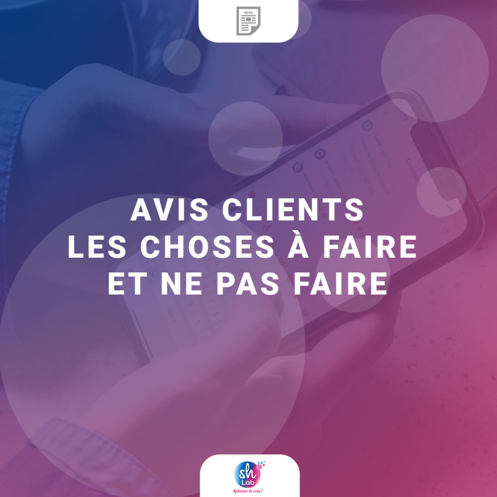 Comment répondre aux avis clients ? - SH Lab - Conseils